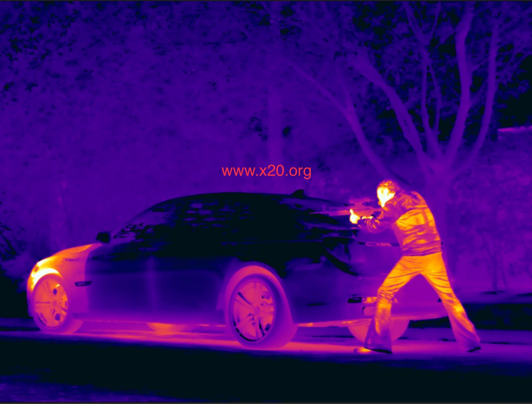 Long range clip on thermal scope With rangefinder and duo-zoom