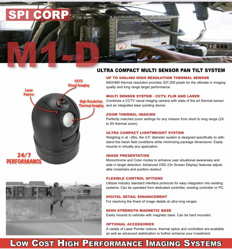 M1-D Marine Infrared Camera for Maritime Security