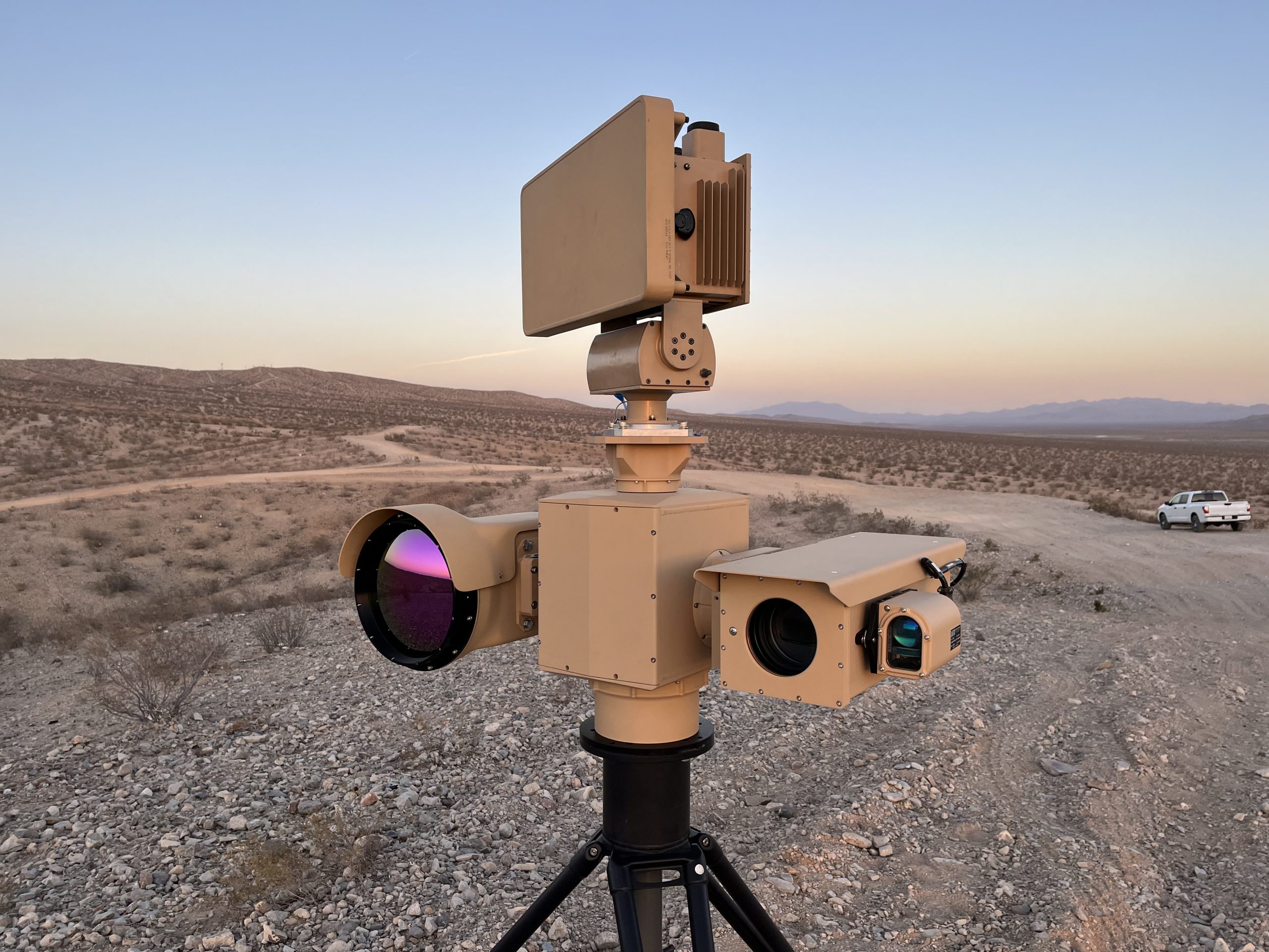 Radar thermal imaging long range flir camera