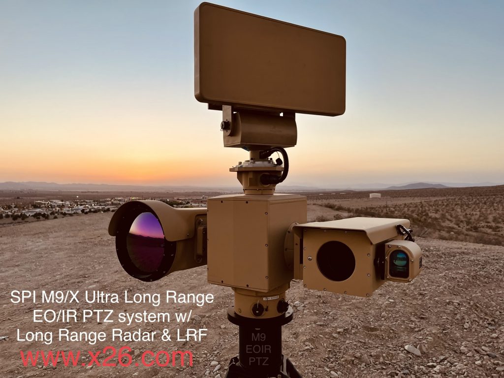 long range flir camera M9 long range flir PTZ thermal security camera