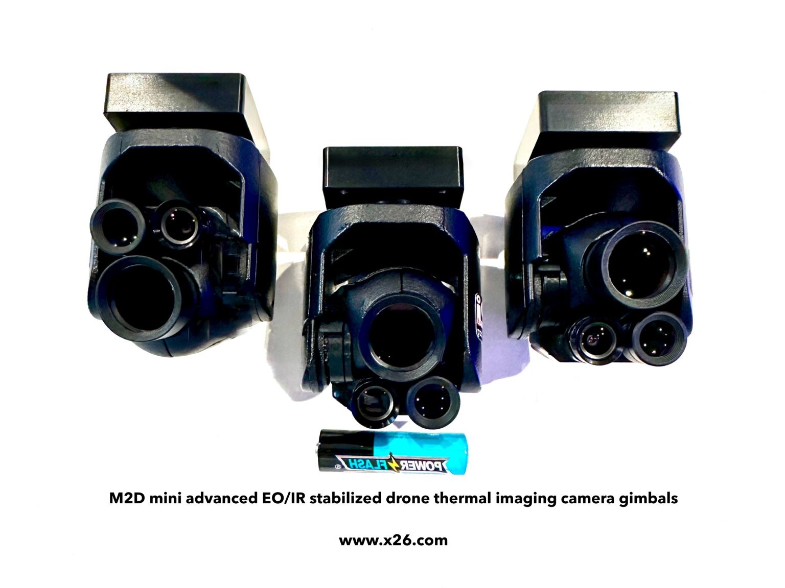 Long range drone thermal camera flir gimbal stabilized EOIR