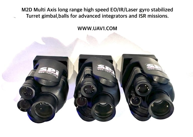 Long range drone thermal camera flir gimbal stabilized EOIR