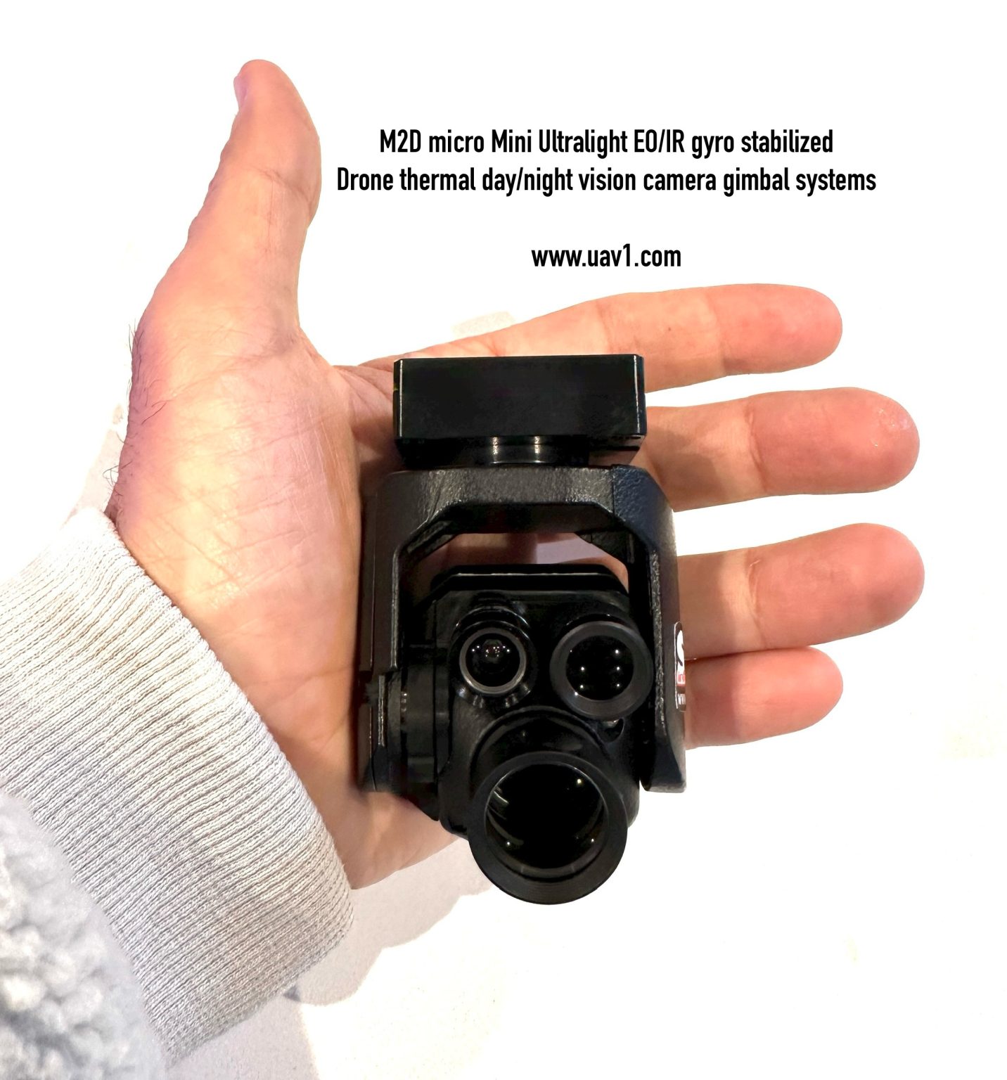 Long range drone thermal camera flir gimbal stabilized EOIR