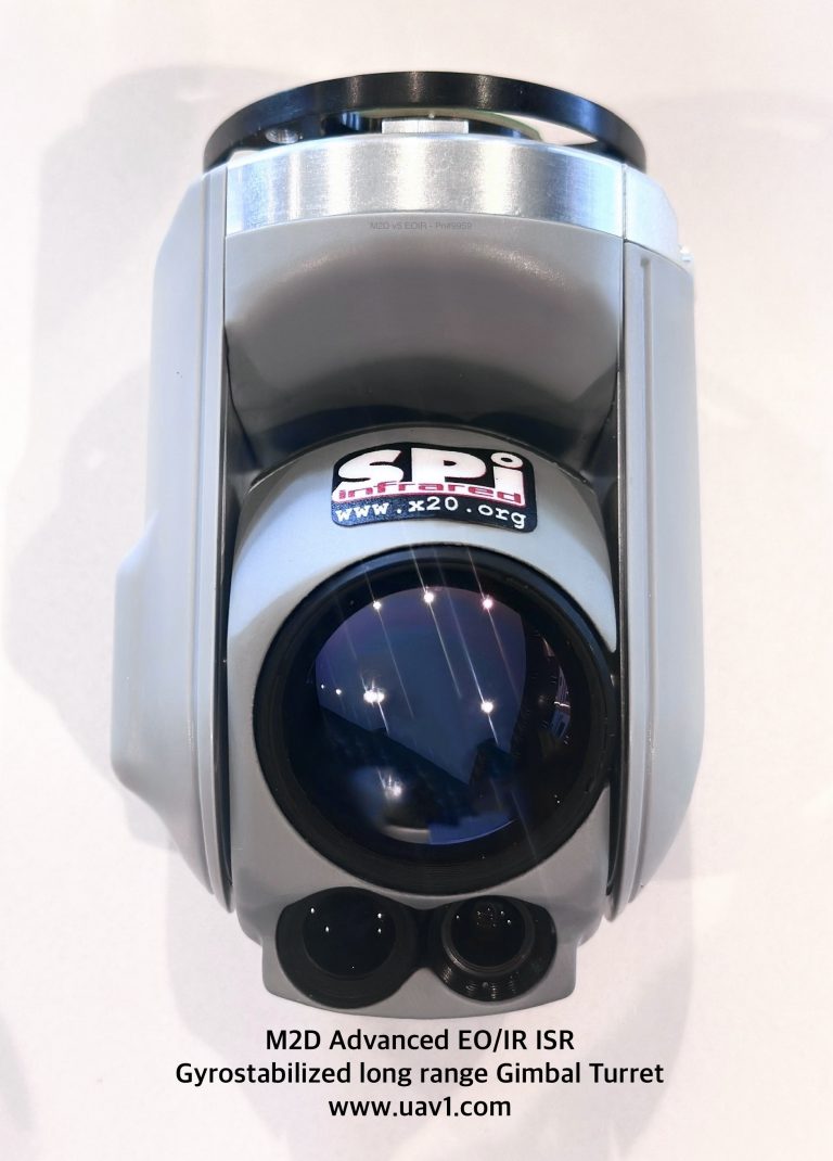 Long range drone thermal camera flir gimbal stabilized EOIR